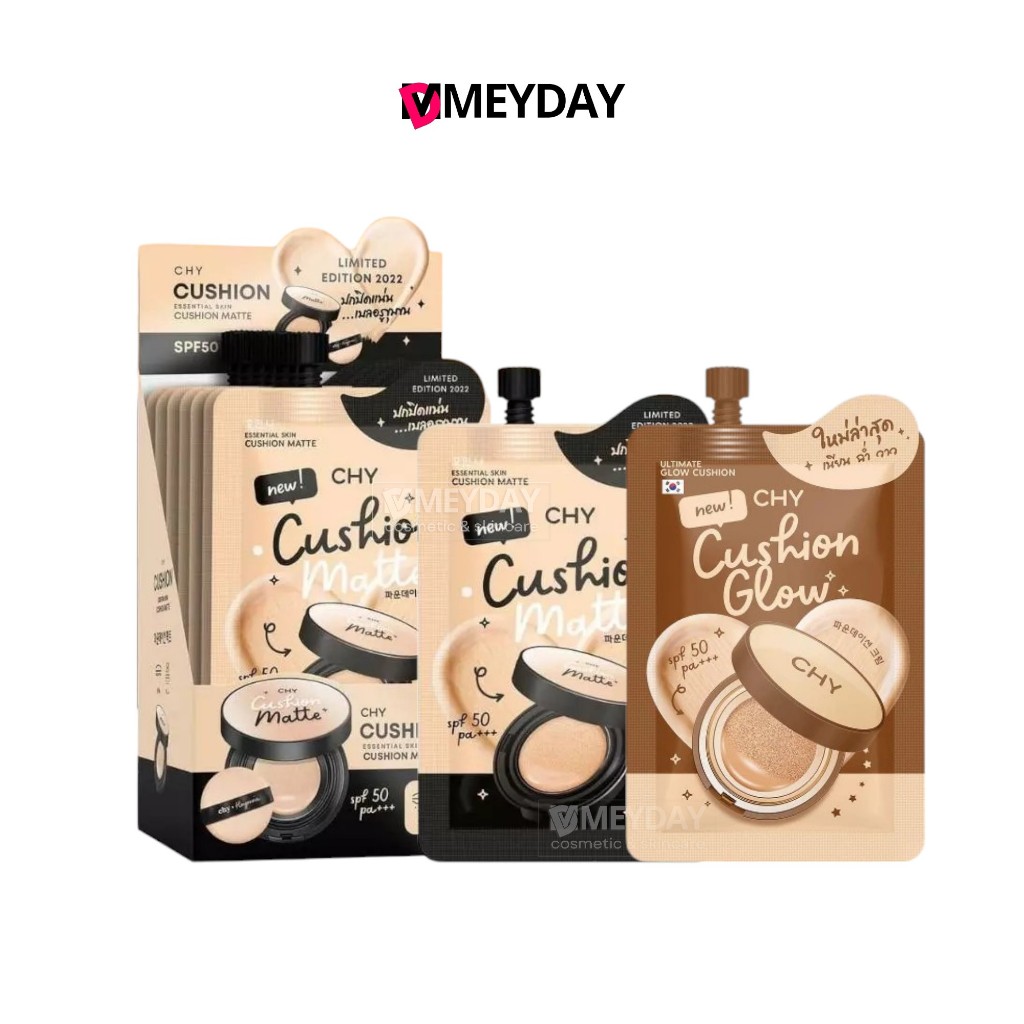 (Box 5 Sachets) CHY Cushion Matte & Glow SPF50 PA +++ 7g | Shopee Malaysia