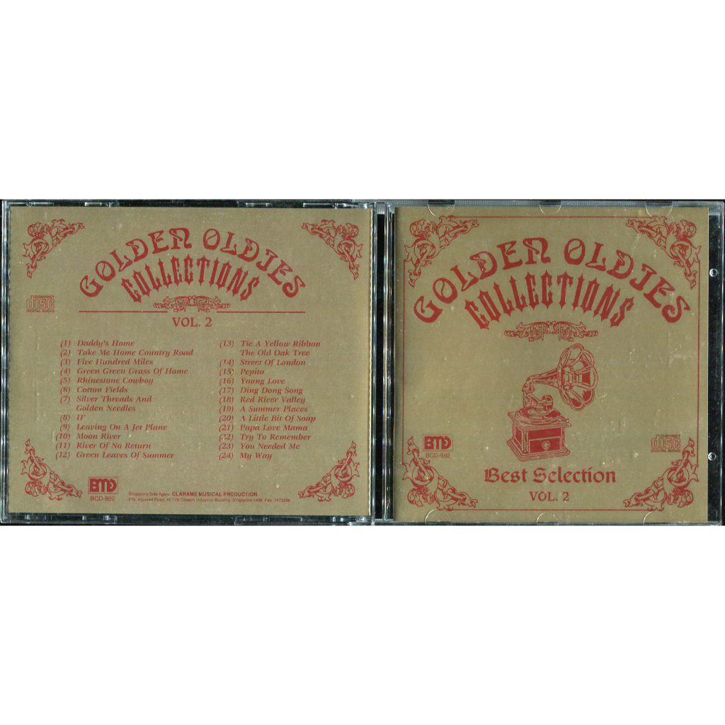 AUDIO CD Set Golden Oldies Collection Vol 2.Old Storage | Shopee Malaysia