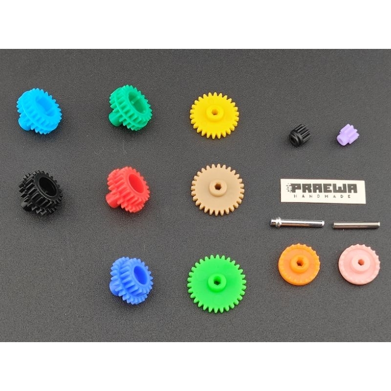 Sprocket Mini4wd Front & Rear Motor (Straight Tooth Count)-Spur Counter ...