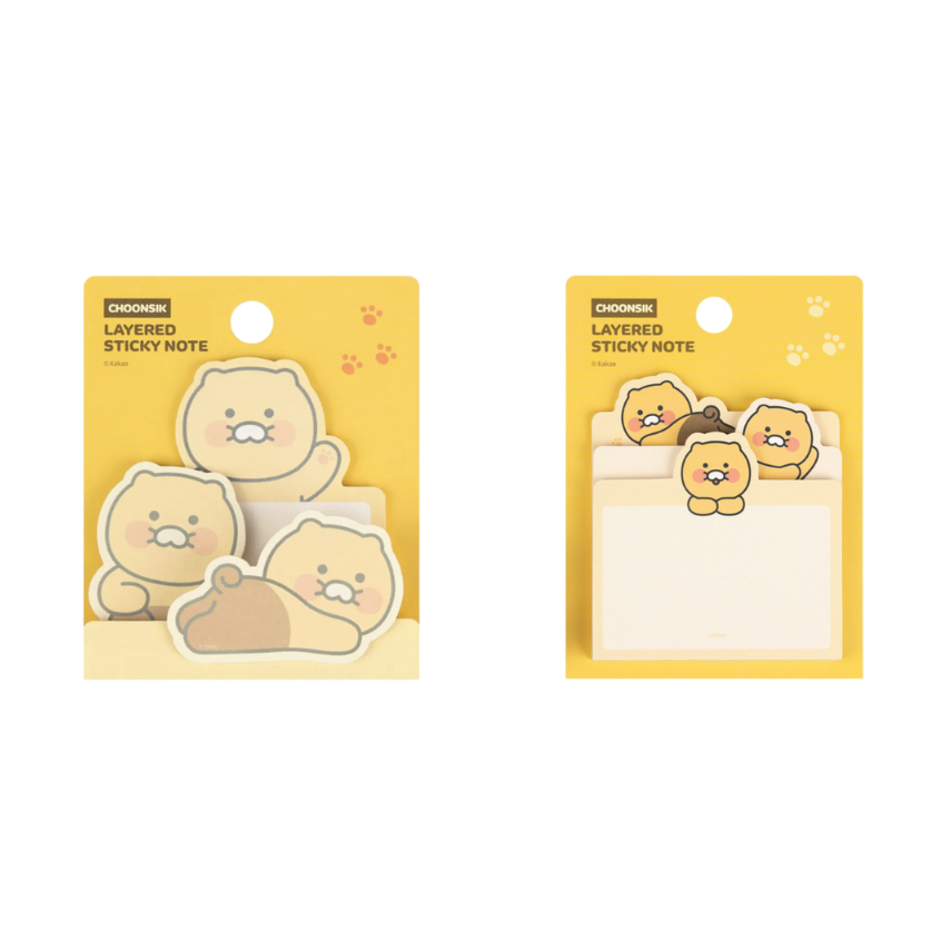 KAKAO Layered Sticky Notes-Choonsik Post It | Shopee Malaysia