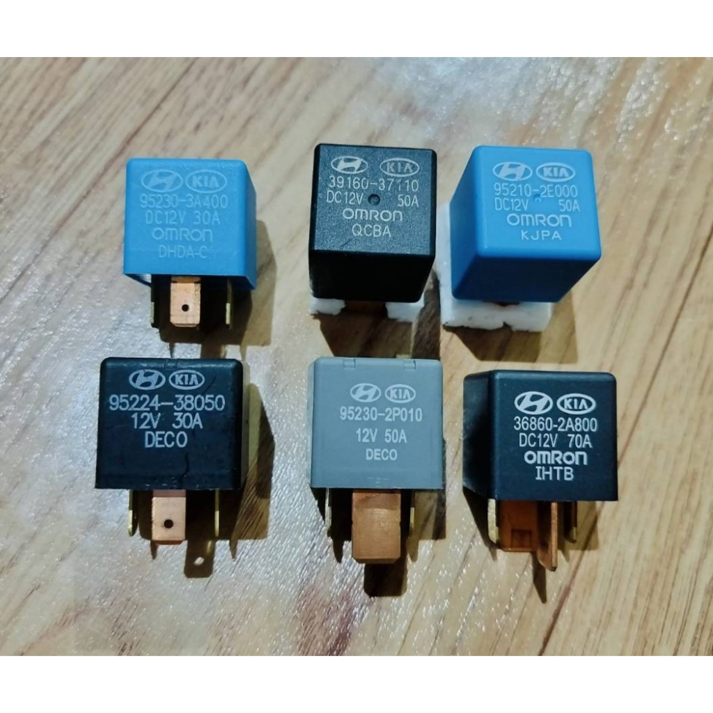 Relay DECO 95230-2P010/95224-38050/36860-4X000 4 Legs DC 12V 30A/50/70A ...