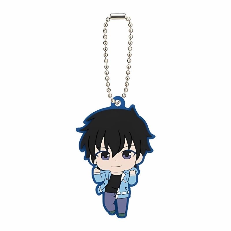 ️(Authentic/Hand 1) ️ Anime Rubber Strap Keychain SOLO Leveling Capsule ...