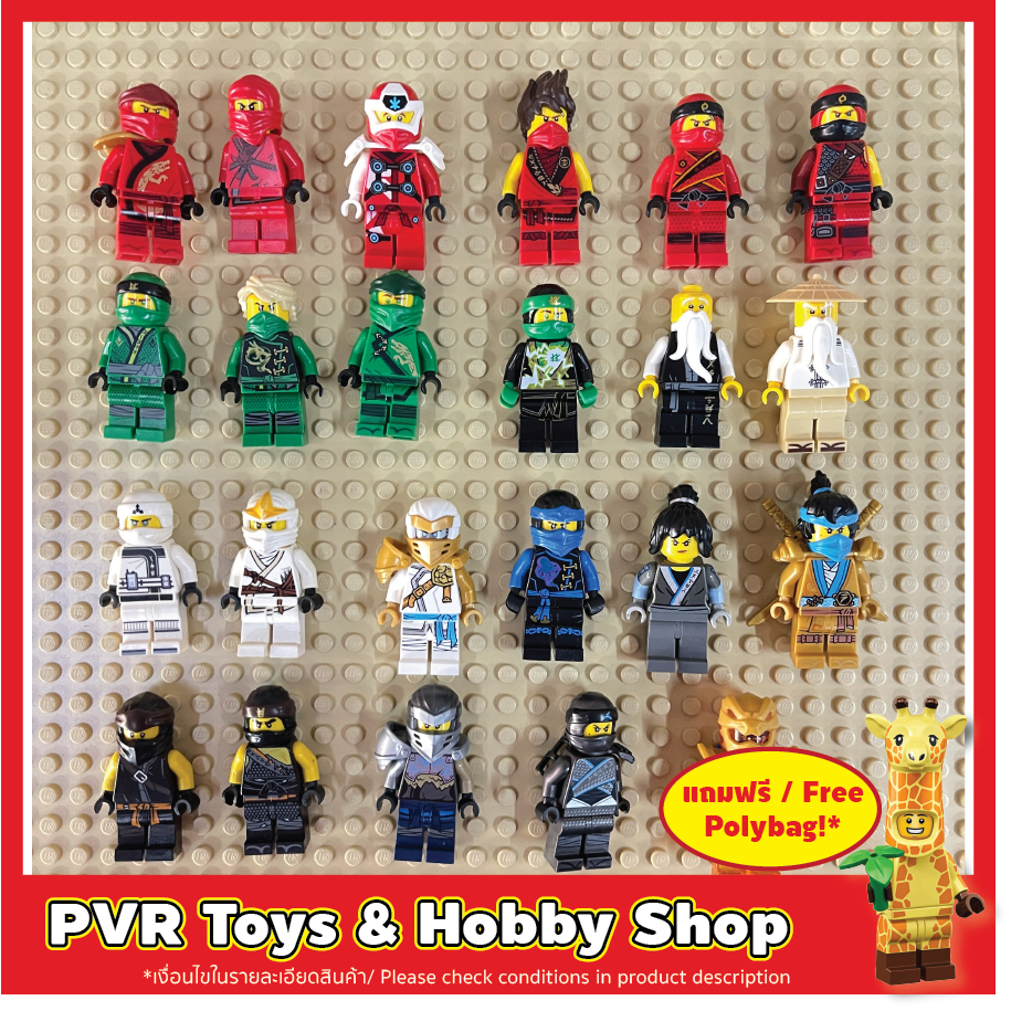 USED Original LEGO Minifigures Set1 NinjaGo cmf Kai Jay Lloyd Zane Cole ...
