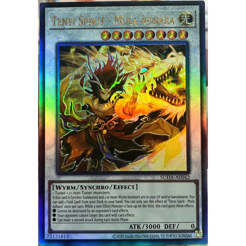 Yugioh Asia-Eng [SUDA-AE042] Tenyi Spirit-Mula Adhara (Ultimate Rare ...