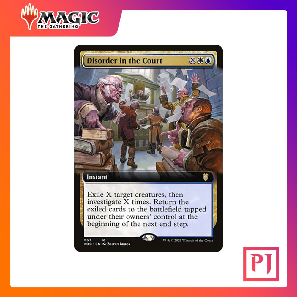 [MTG] Disorder in the Court (Extended Art) [VOC] [MULTI] [RARE] [NORMAL ...