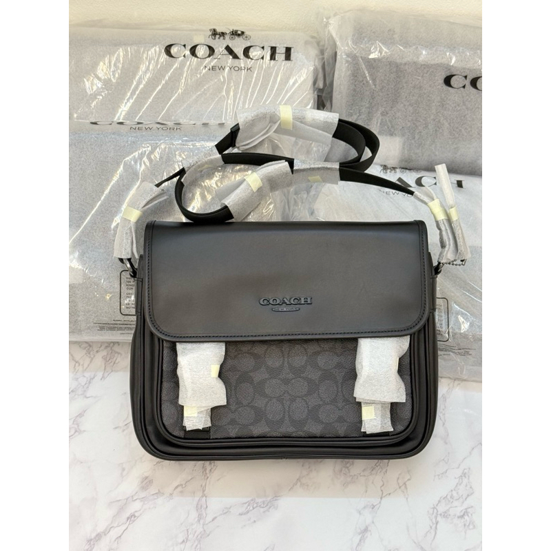 Coach Racer Messenger Bag In Signature Style No. CT716 | Shopee Malaysia