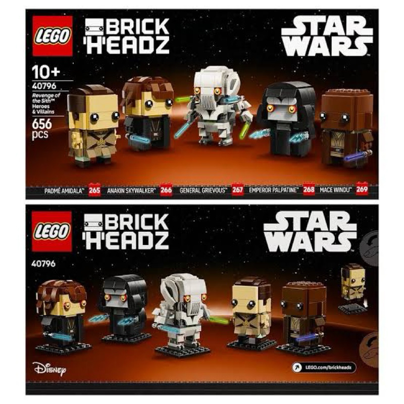 Lego Star Wars 40796 Revenge of the Sithtm Heroes & Villains 1 One Hand ...