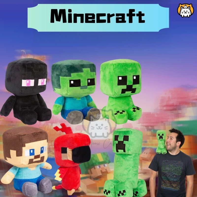 COD Mc Plush Steve Creeper Enderman Zombie Alex Stuffed Doll Toy 2025 ...