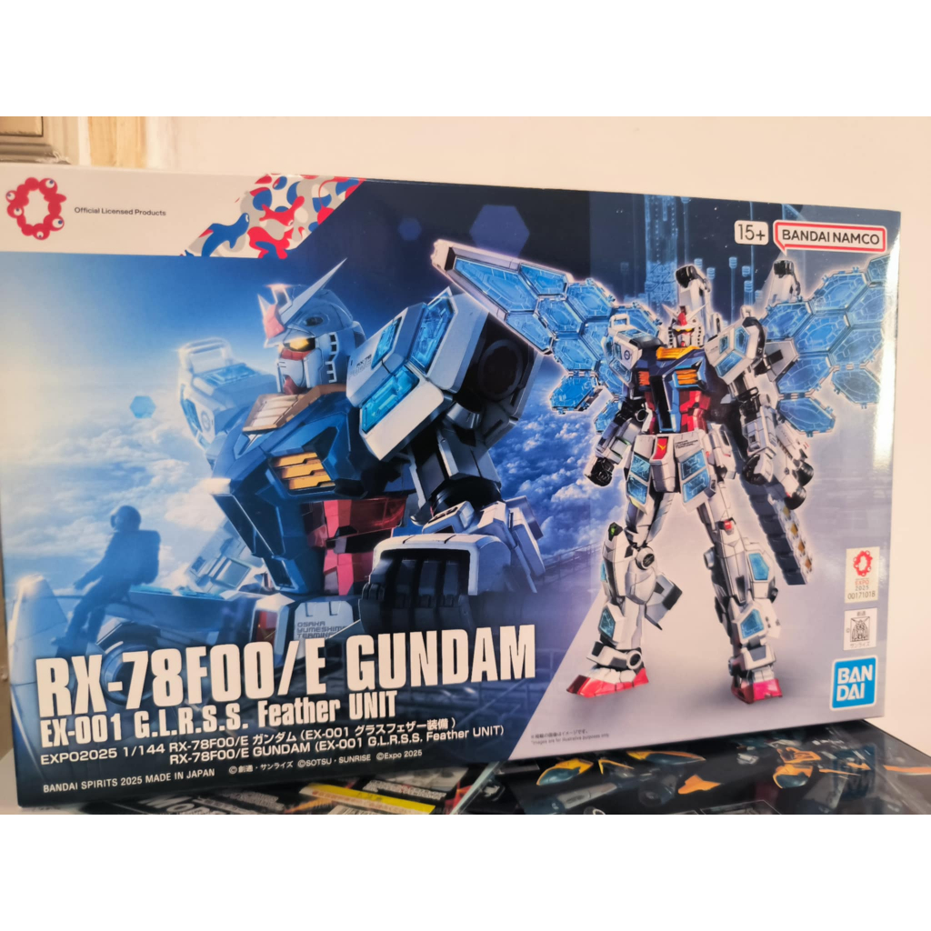 EXPO2025 1/144 RX-78F00/E Gundam (EX-001 Glass Feather) | Shopee Malaysia