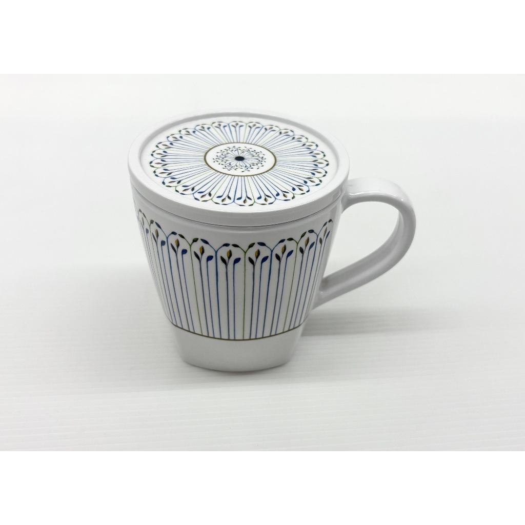 Melamine Glass Set With Lid + Handle Maya Pattern Superware | Shopee ...