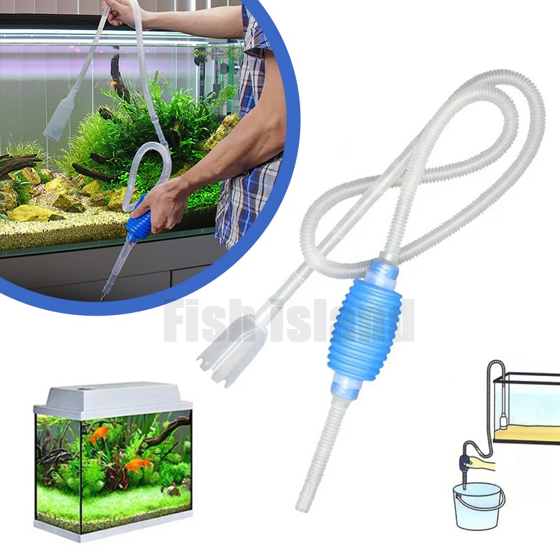 Siphon Aquarium Fish Droppings Water Suction Quicksand Change Clean The ...