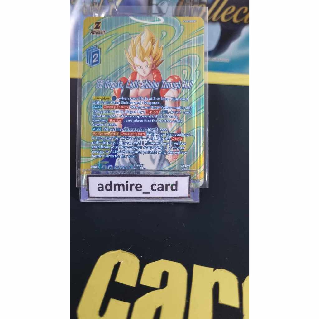 Dragon Ball Super card Game SS Gogeta Light Shining Through Hell BT22-033 UC Free Roy Cards ...