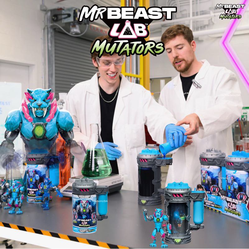 MrBeast Lab Mutators Figure Model Collectibles Authentic Exclusive ...