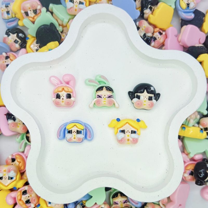 Resin Diy cry Baby Power Puff Girl Assorted Colors(Mini Size) | Shopee ...