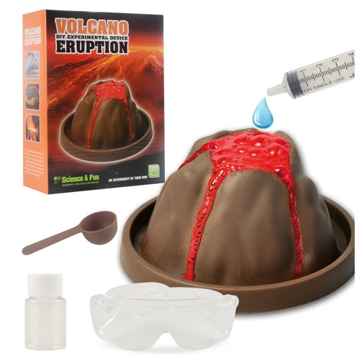 Volcano Eruption Experiment Set: DIY Science Toys-Chemistry STEM ...