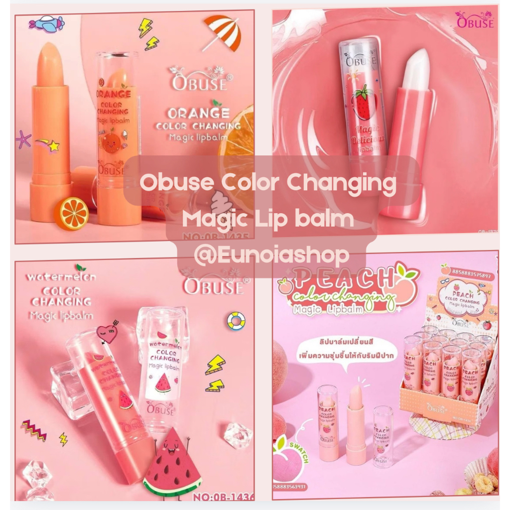 Obuse Color Changing Magic Lip balm (1 Stick) | Shopee Malaysia