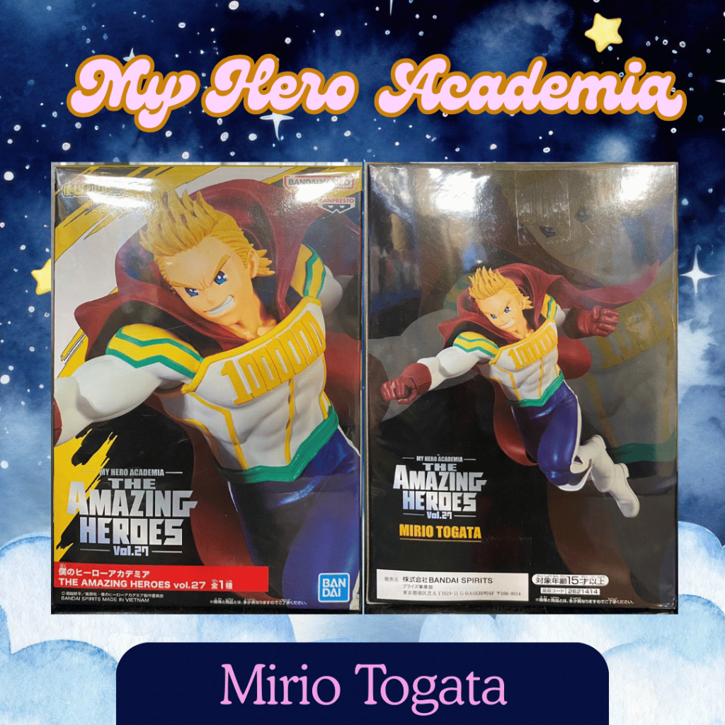 (New Hand) BANPRESTO Tokota Mirio My Hero Academia The Amazing Heroes ...