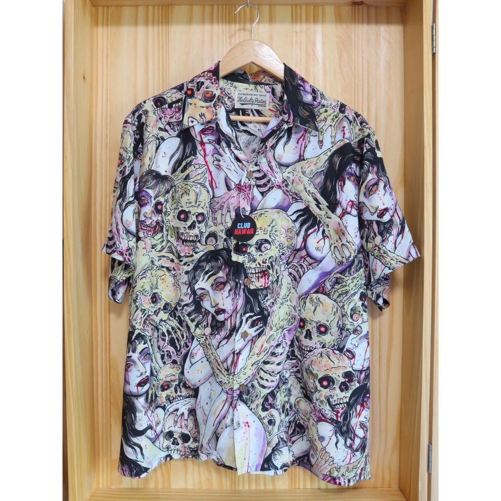 Hawaiian WACKO MARIA X TIM LEHI "Zobie LOVE" 21SS (M) | Shopee Malaysia
