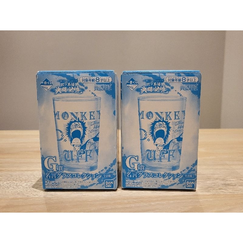 One Piece Glass Collection Luffy & Nami Pattern Original Copyright From ...