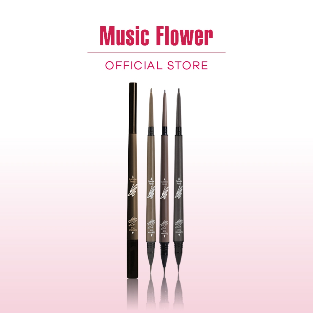 [Music Flower] Super Flne 2in1 Eyebrow Pencil + Magic Tint Sharp Line ...