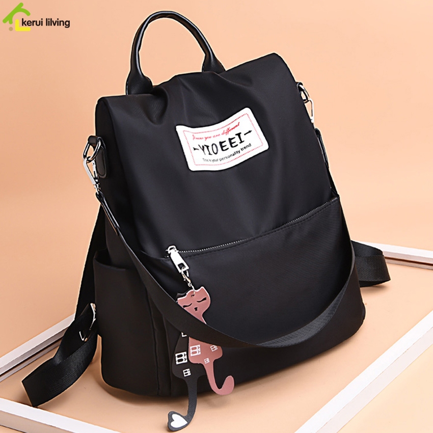 RYBACK Large Backpack With Side And Front Compartments Korean Style ...