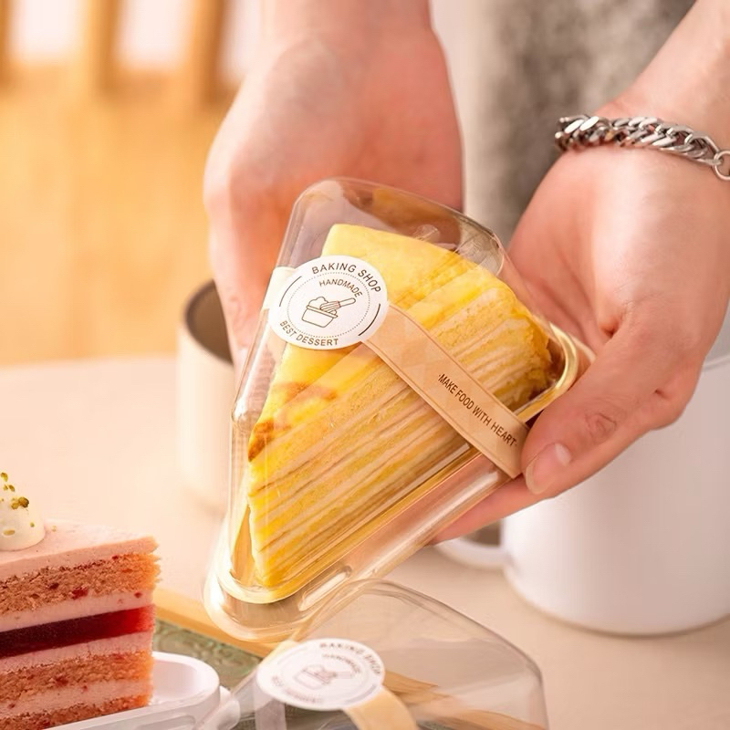 Triangle Cake Box (50 Sets/Pack) | Shopee Malaysia