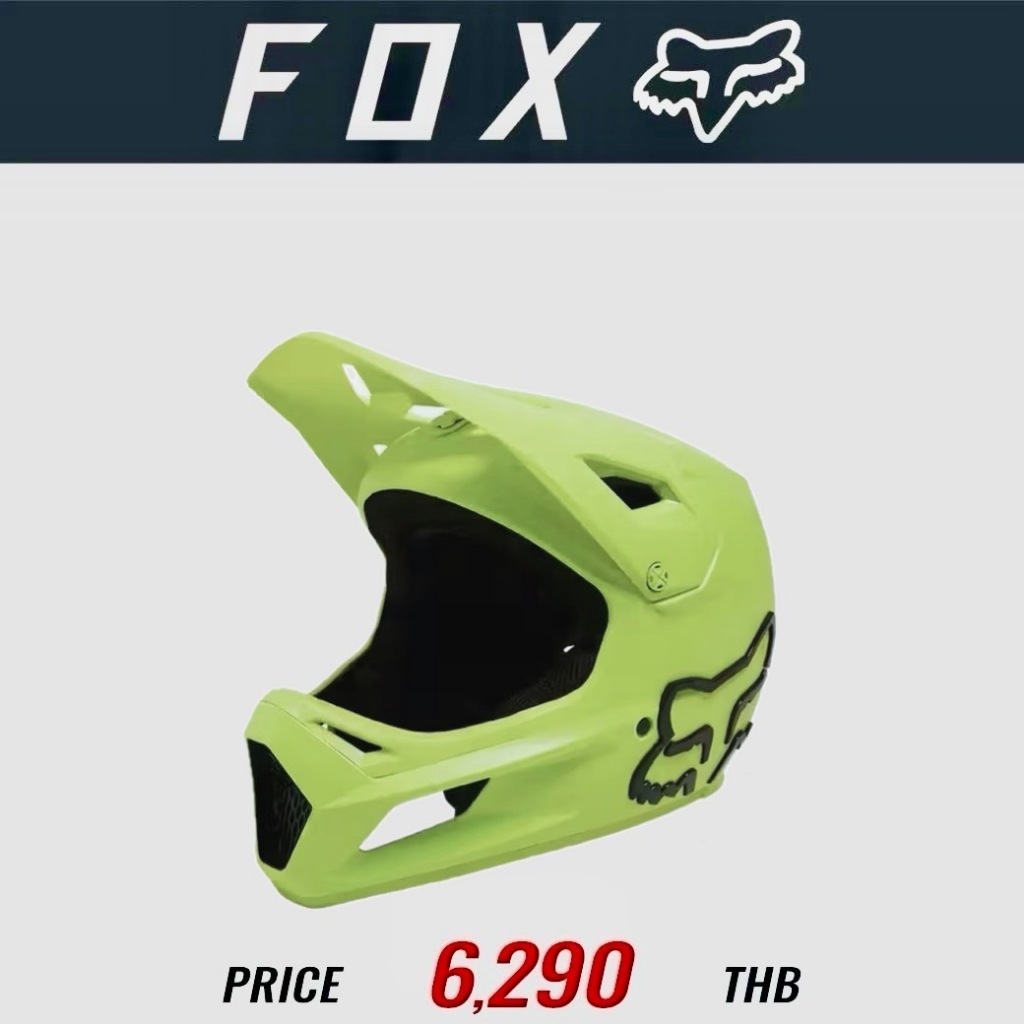 FOX YOUTH RAMPAGE FLO YELLOW Kids Helmet | Shopee Malaysia