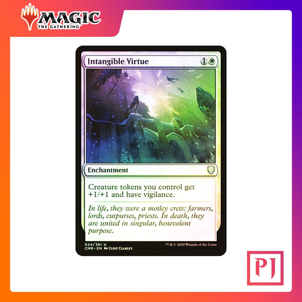 [MTG] Intangible Virtue [CMR] [WHITE] [UNCOM] [FOIL] [ENG] (Magic Card ...