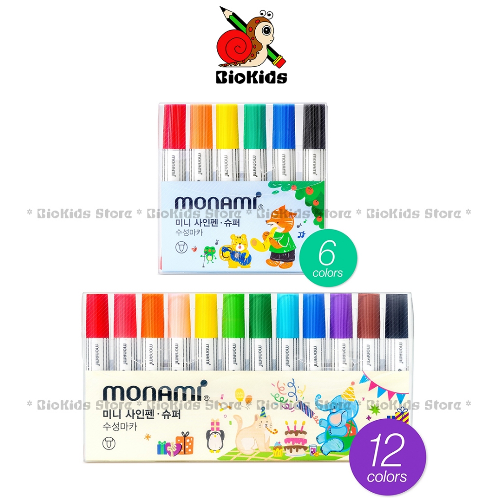 Monami Mini SignPen Super Set 6/12 I Watercolour Pen Sine | Shopee Malaysia