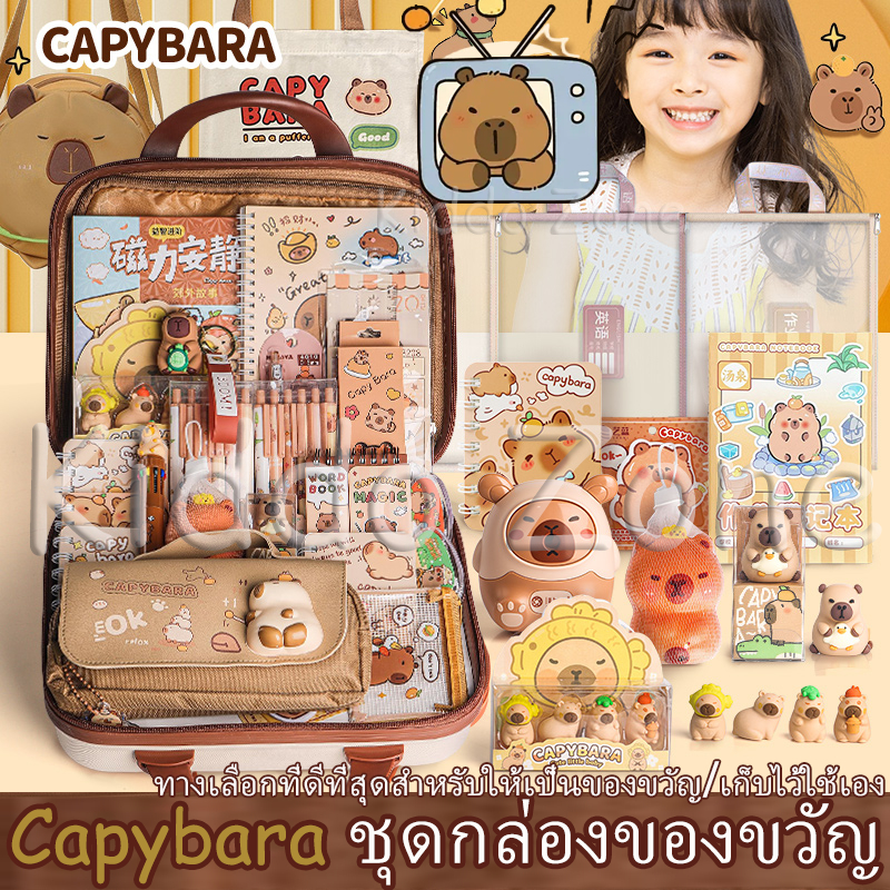 Capybara Gift Box Set Kapibara Straw Luxury Stationery Elegant Style ...
