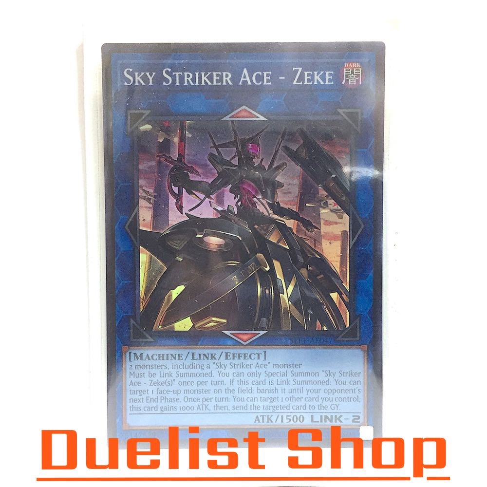 Sky Striker Ace-Zeke (SR) Monster Dark Link2 [Machine/Link/Effect] SLF1 ...