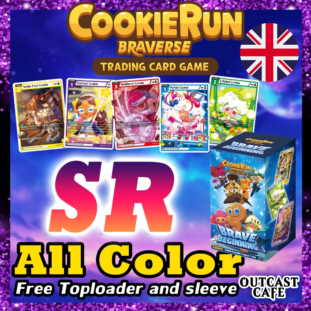 (ENG) SR Set Bs1-Bs2 Cookie Run Braverse TCG Singles Card | Shopee Malaysia