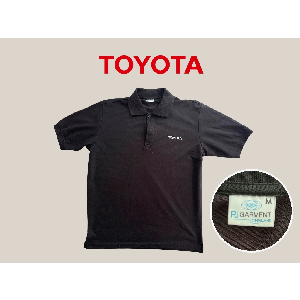 Toyota Polo Shirt Black | Shopee Malaysia