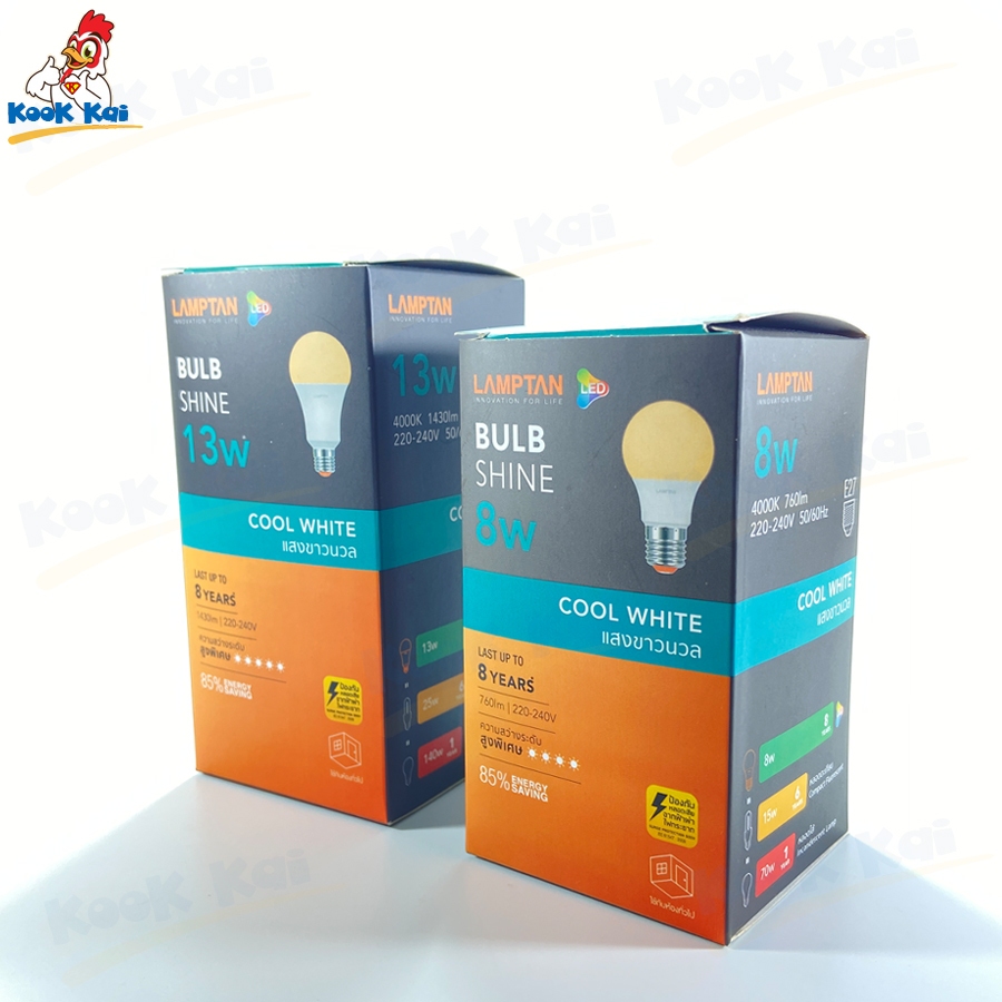 Ultra Bright LAMPTAN LED Bulb 8w 13w Model Shine white Light cool High ...