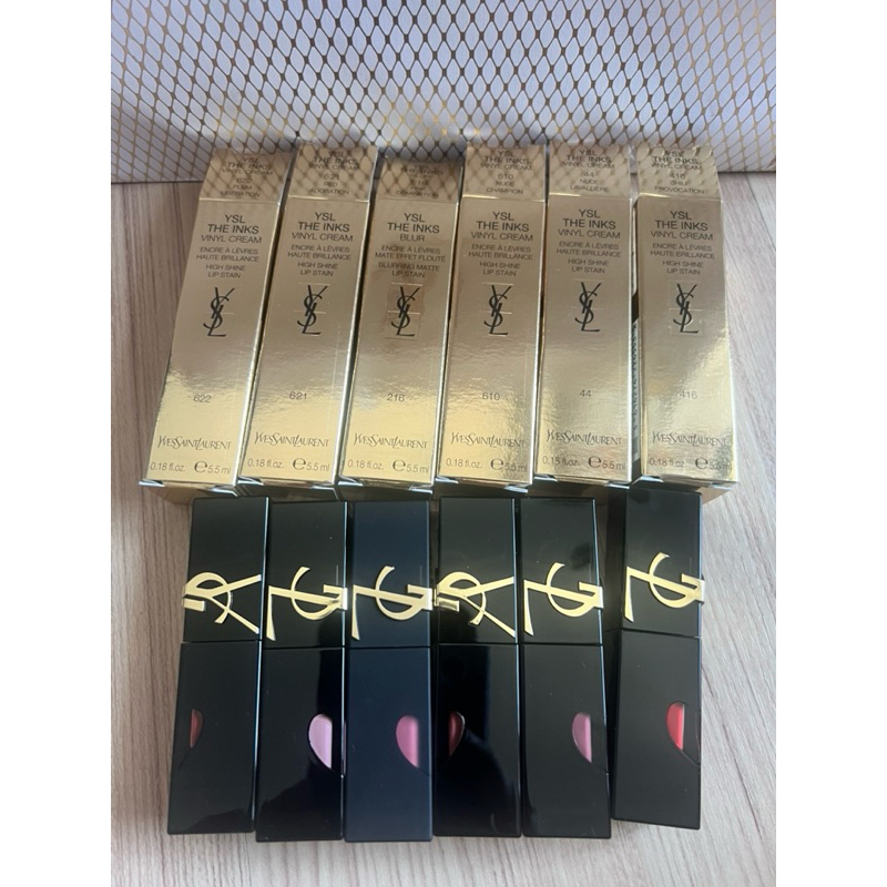 YSL THE INKS VINYL CREAM Lipstick Authentic Thai Label | Shopee Malaysia