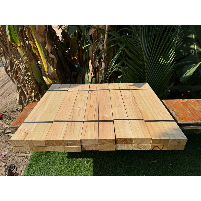 Plain Pine Wood Size: Width 8cm Thickness 4cm Length 70cm (1 Bundle Has ...