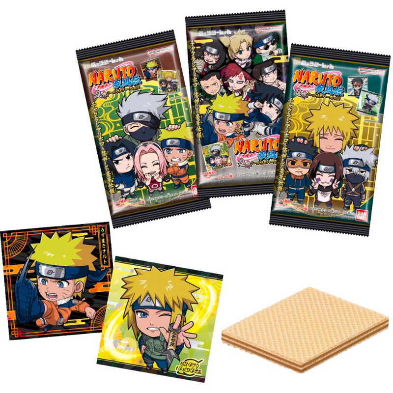 Naruto The Animation Wafer Sticker vol. 2 Cube 1 Packets | Shopee Malaysia