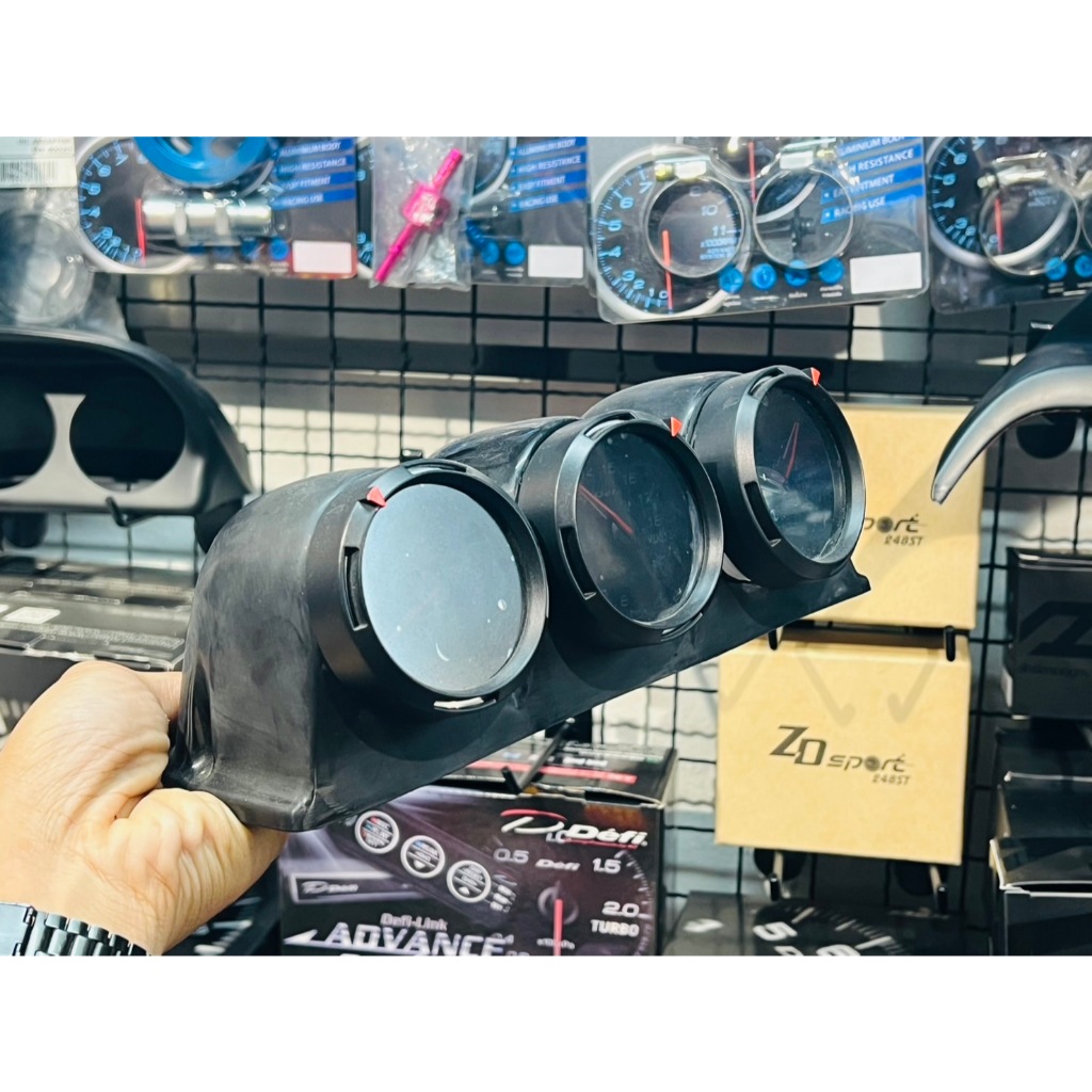 gauge Pocket defi 3din 60mm Hood Pilar Fit Many Models Subaru Evo Honda ...