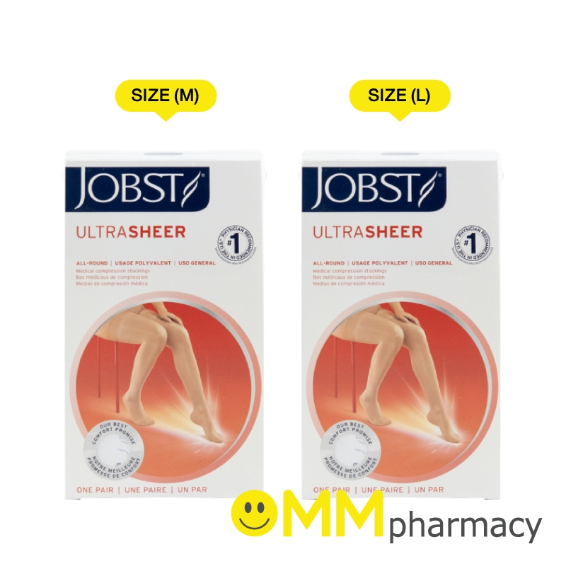 JOBST ULTSHEE THIGH Varicose Veins Stocking(THIGH) 1pair Beige (End ...