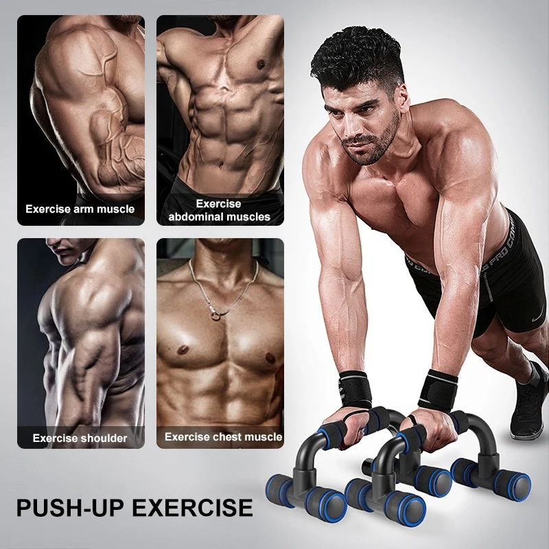 7271 Push Up Ups Pushups Dual Bars Build Chest Shoulder Arm Muscles ...