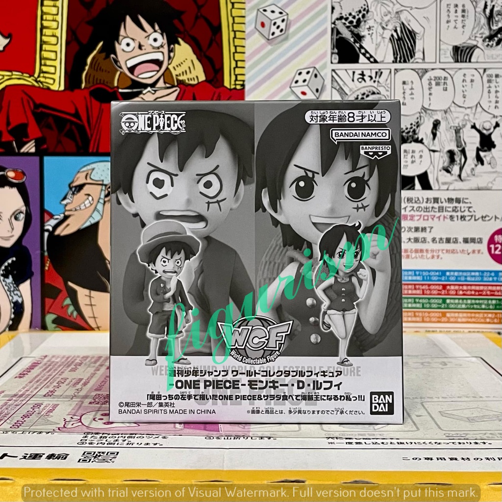 WCF JUMP Luffy drawn by Oda's left hand &Men-reversed One Piece Authentic Japan | Shopee Malaysia