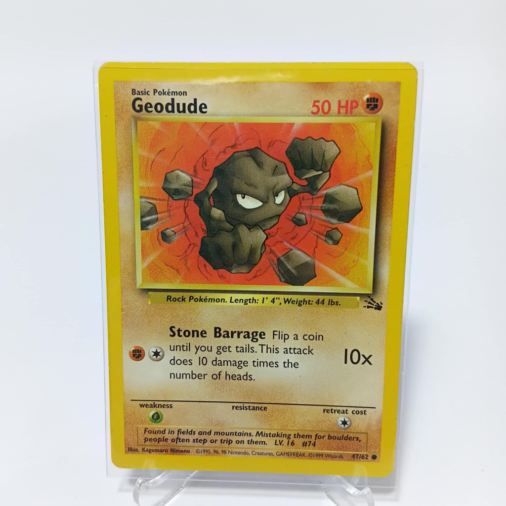 Geodude 47 – Pokémon Fossil (Trading Cards) | Shopee Malaysia