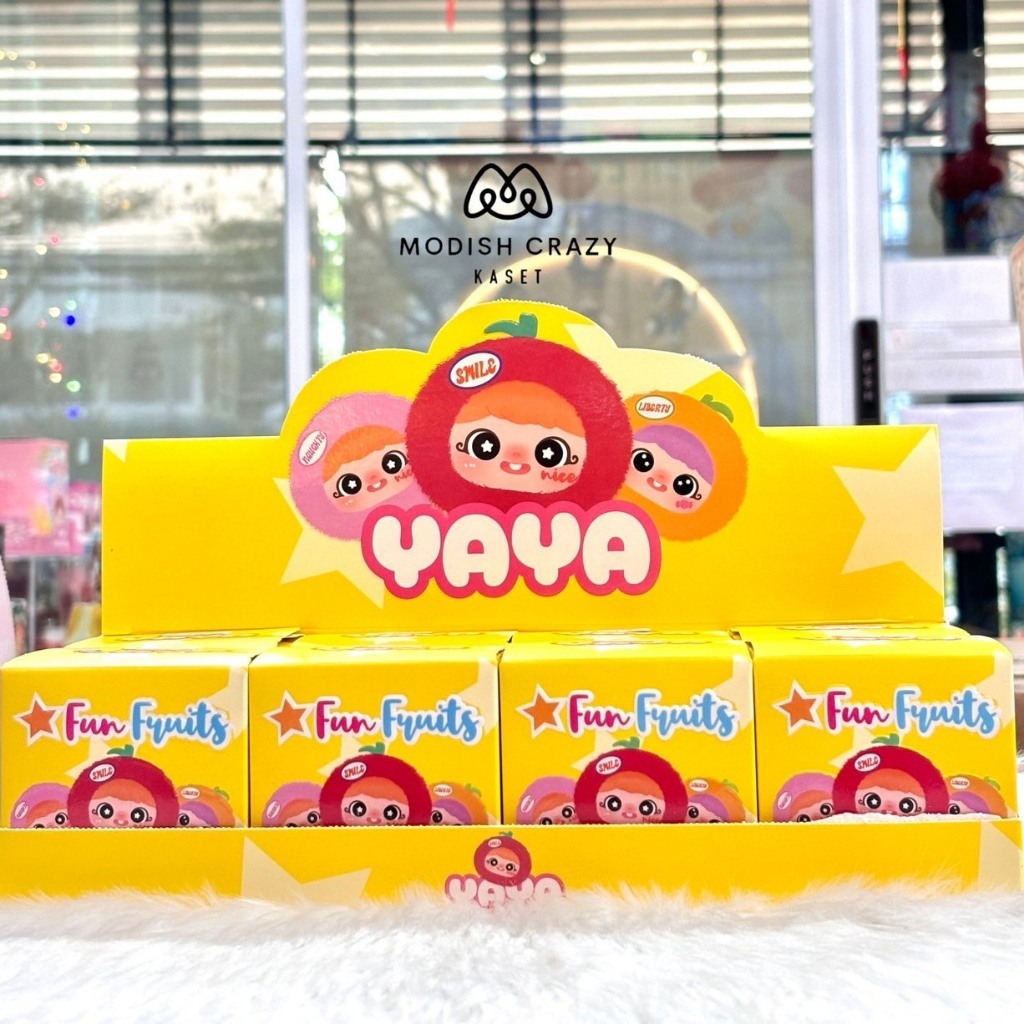 100% Authentic HAPPY GHOST • YAYA Fun Fruit Plush Pendant Blind Box ...