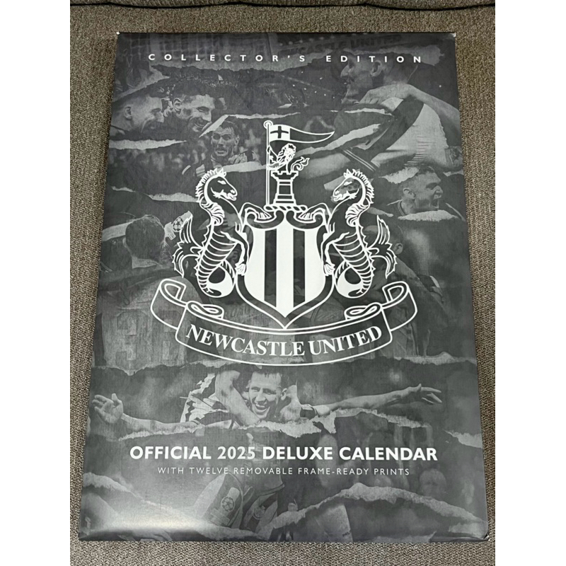 Newcastle United Official 2025 Deluxe Calendar A3 Size (New)-Team 2025 ...