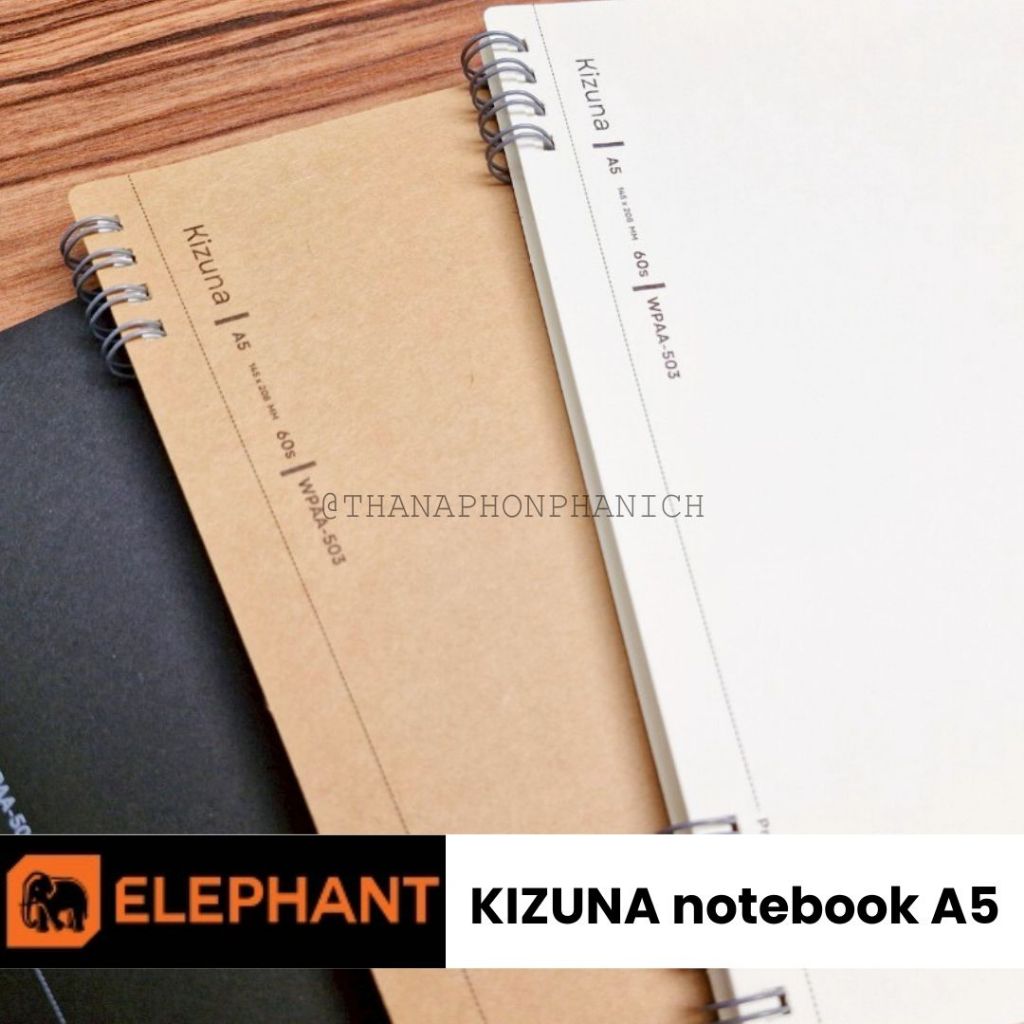 ELEPHANT Ring-Bound Notebook Kizuna Model A5 Paper Cover | Shopee Malaysia