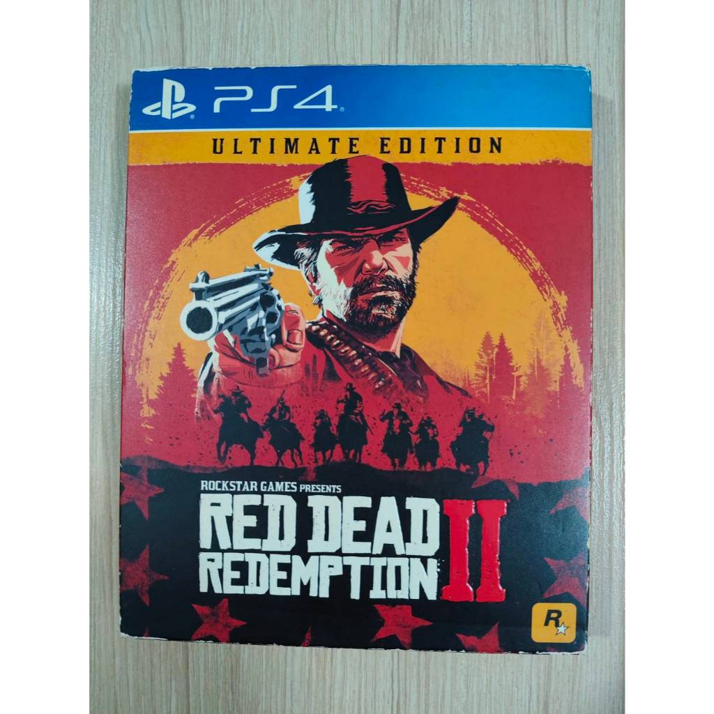 Second Hand PS4 Red Dead Redemption 2 II RDR Ultimate Edition steelbook ...