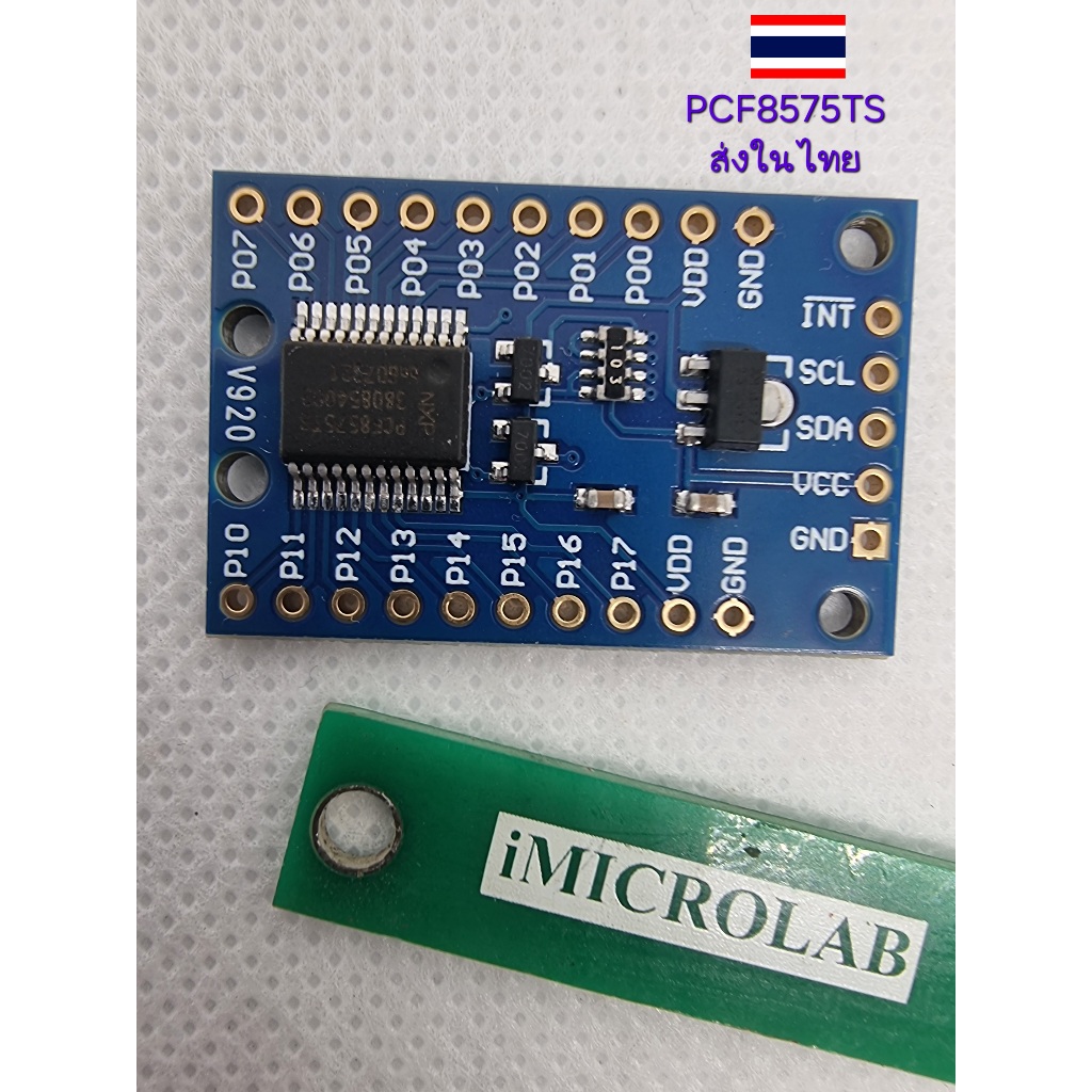 16-Channel IO Signal Amplifier Module I2C PCF8575TS Expansion Port ...