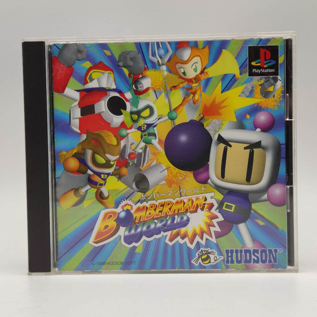 BOMBERMAN WORLD hudson [PS] Original Disc Good Condition PlayStation ...