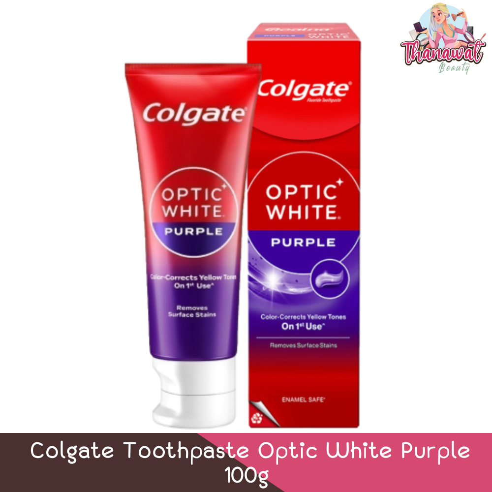 Colgate Toothpaste Optic White Purple 100g Optical 100g. | Shopee Malaysia