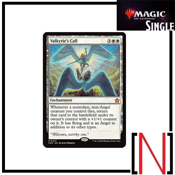 [MTG][Single][FDN] Valkyrie's Call Mythic Level [English] | Shopee Malaysia